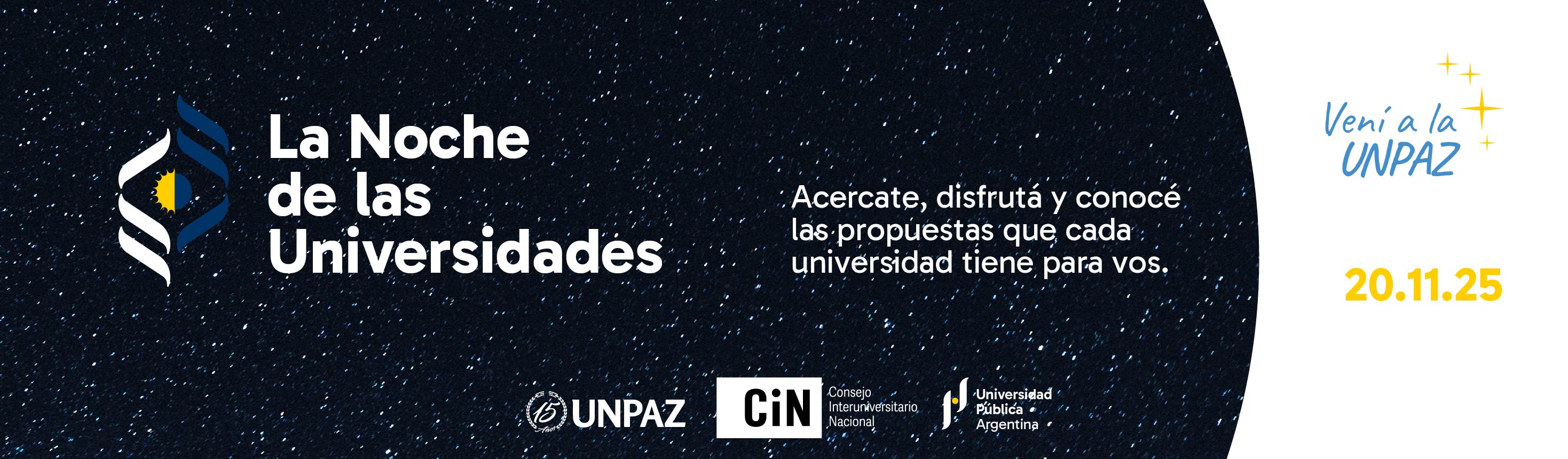 ¡Viví La Noche de las Universidades en la UNPAZ! | Universidad Nacional ...